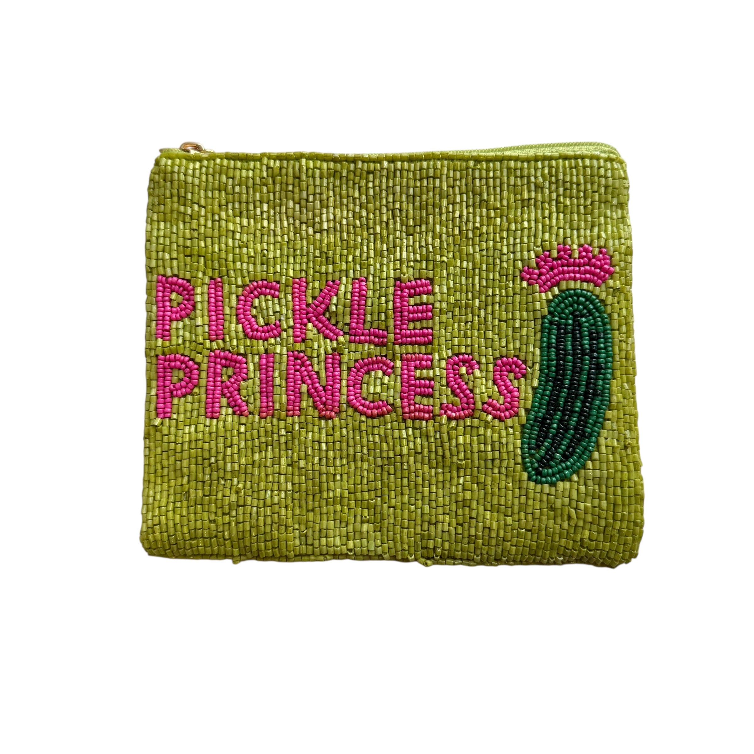 Pickle Princess XL Beaded Coin Purse – Alicia DiMichele Boutique