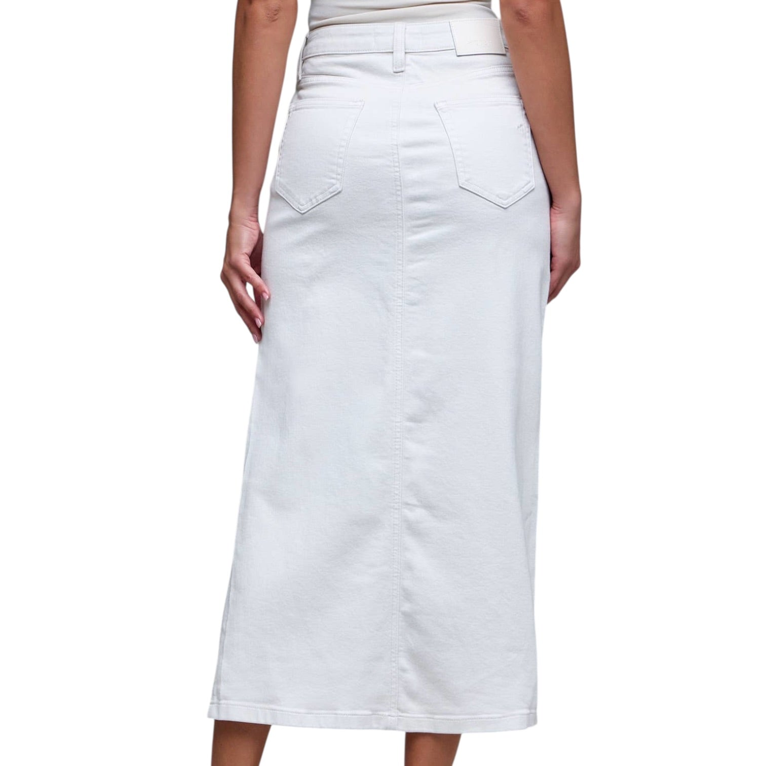 Sea Salt Side Slit Midi Skirt – Alicia DiMichele Boutique